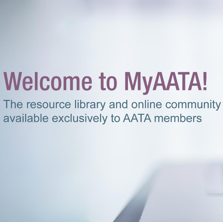 Join the Discussion – the New MyAATA Community is Now Online - American ...